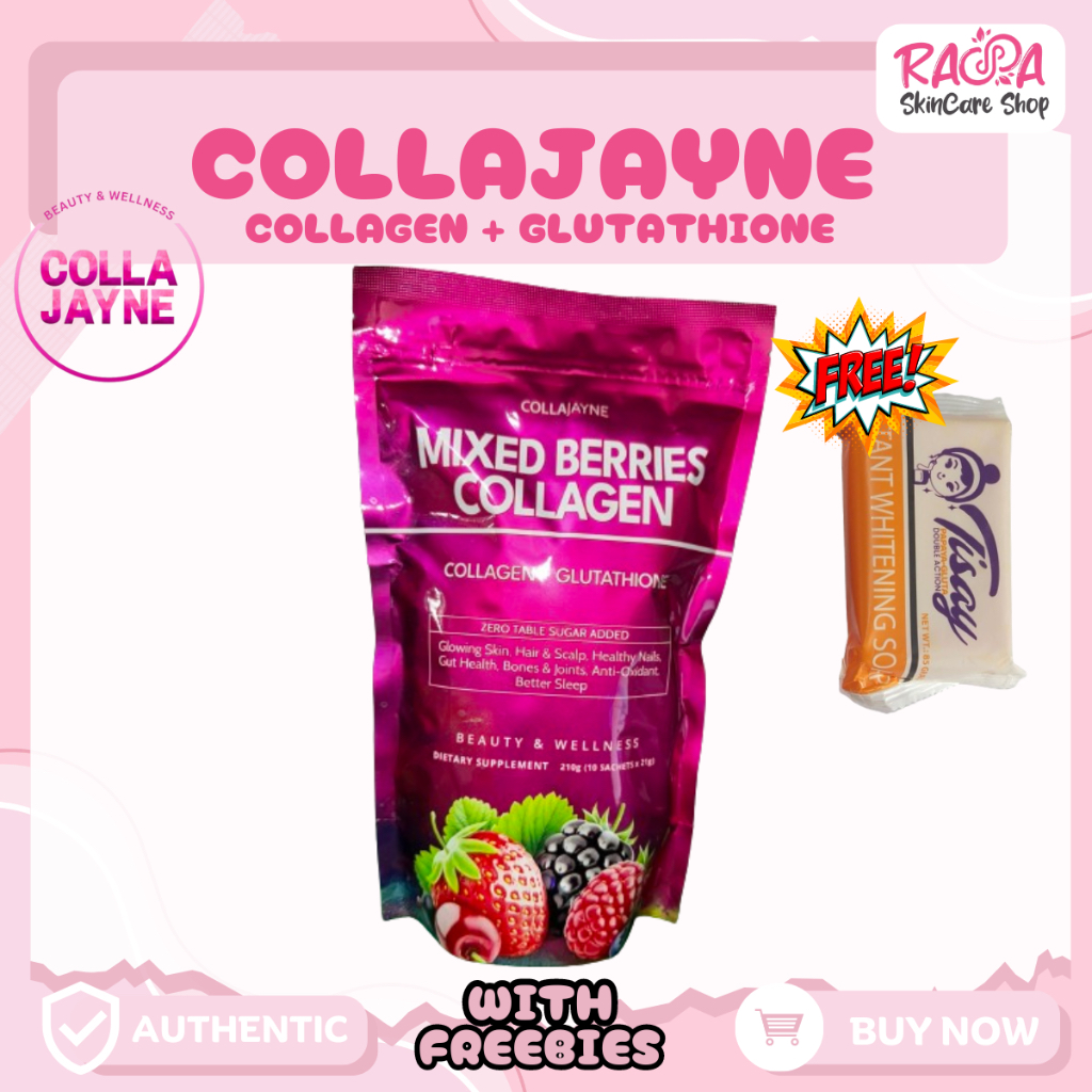 WITH FREE SOAP NEW PACKAGING COLLAJAYNE MIXED BERRIES (Glutathione ...