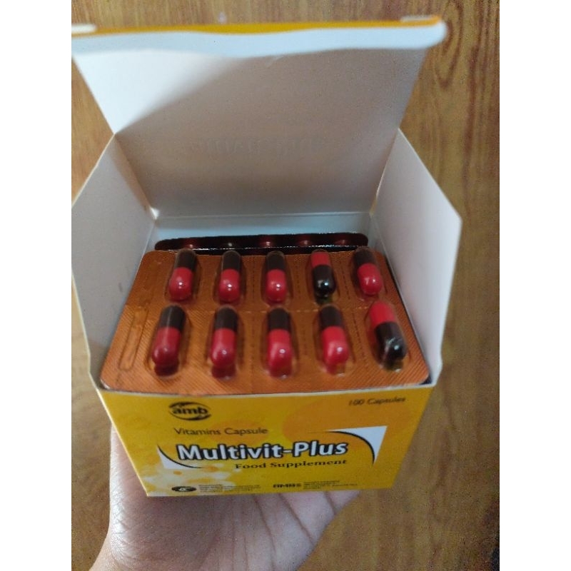 Multivitamins capsule 1 box 100pcs multicaps | Shopee Philippines