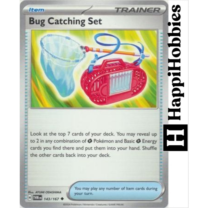 Bug Catching Set - 143/167 - Regular Trainer | POKEMON TCG: Twilight ...