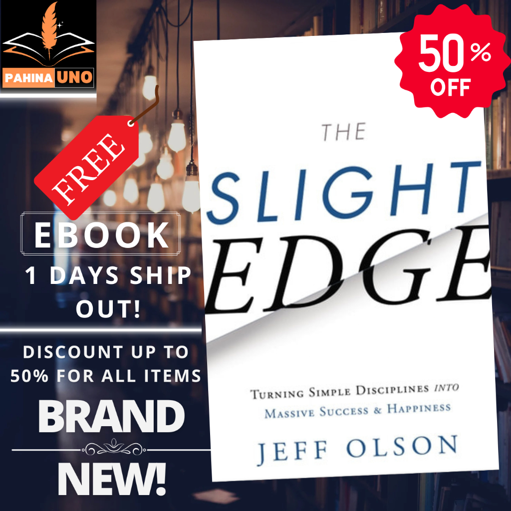 The Slight Edge by Jeff Olson - with free digital copy/Ebook | Shopee ...