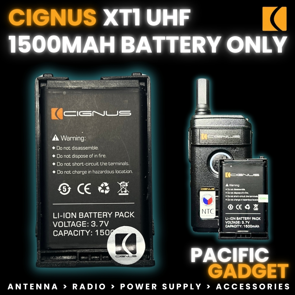 CIGNUS XT1 UHF Battery Pack Rechargeable | Shopee Philippines