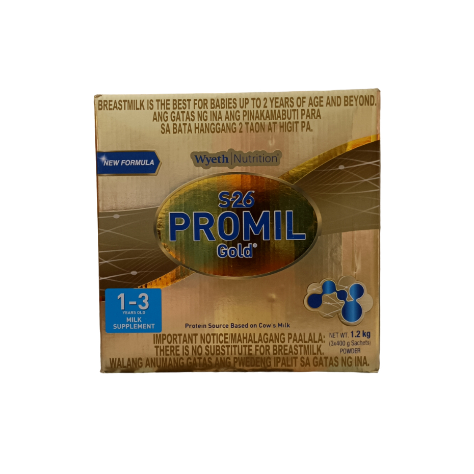 S-26 Promil Gold Three 1.2kg (1 to 3 years old) | Shopee Philippines