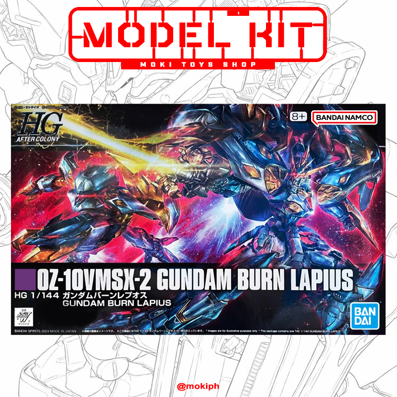 1/144 HG 0Z-10VMSX-2 GUNDAM BURN LAPIUS | Shopee Philippines