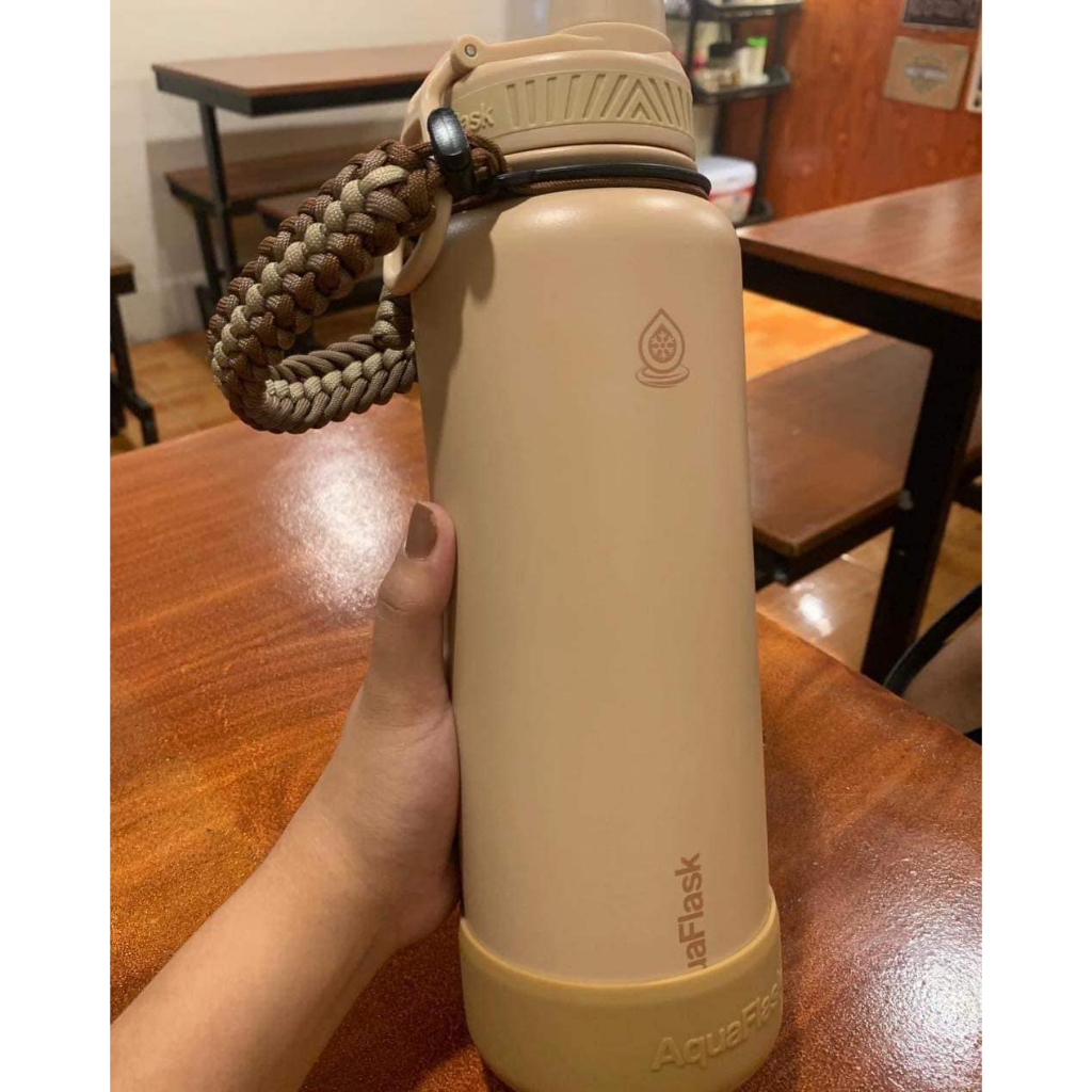 Aquaflask Yassi Toasted Almond Limited Edition Design With Complete ...