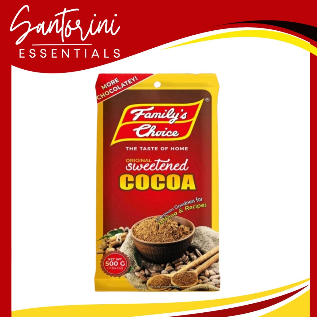 Family's Choice Sweetened Cocoa 500gms Pouch | Shopee Philippines