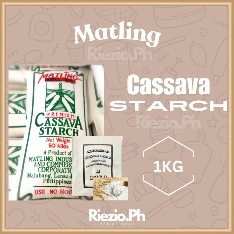 Cassava Starch -Matling Packed By 1Kg / 1 Kilo / 1000g | Shopee Philippines