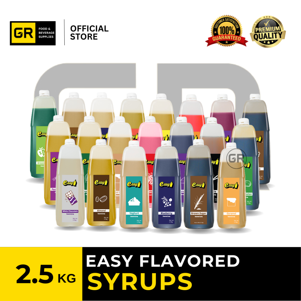 EASY BRAND Syrup flavor 2.5kg/bottle | Shopee Philippines