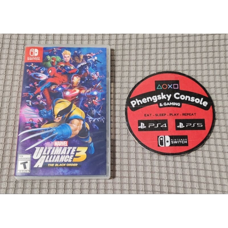 Marvel Ultimate Alliance 3 Black order (nintendo switch game) [physical ...