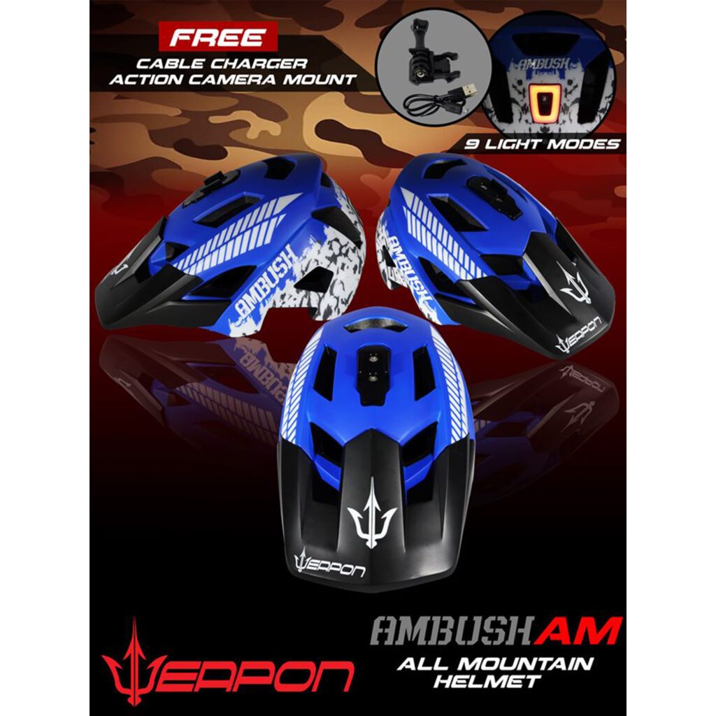 Helmet Weapon Ambush All Mountain AM Helmet | Shopee Philippines