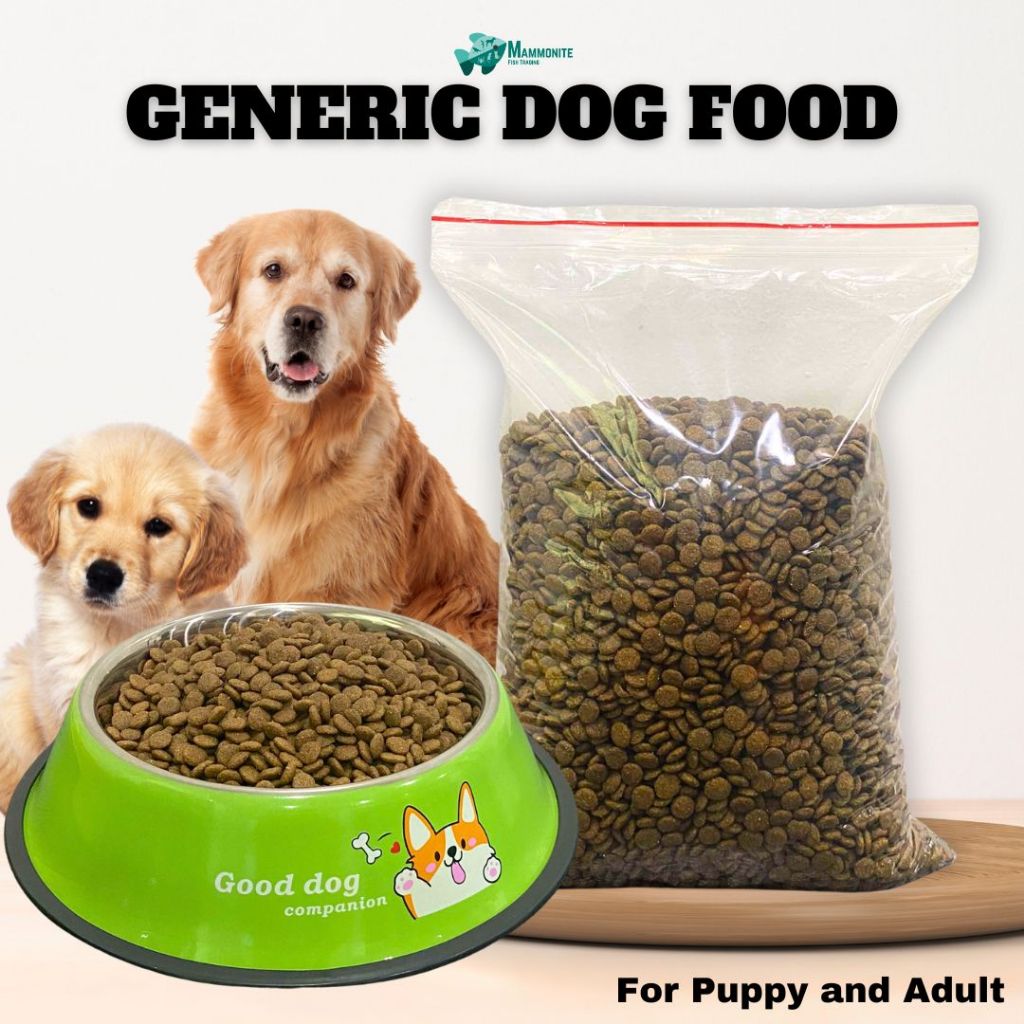 Generic Dog Food Dry Food for Puppy and Adult Dog 500g and 1kg | Shopee ...