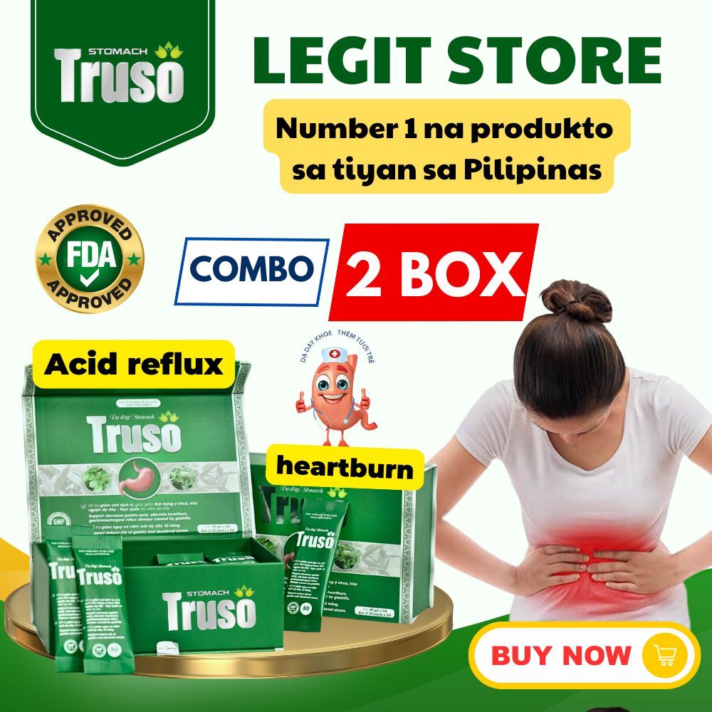 ( 2TRUSO FREE GIFT 3WP) TRUSO stomach eliminates acid reflux, gastric ...