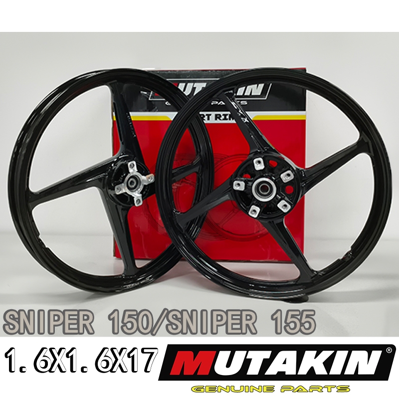 MUTAKIN Mags Yamaha Sniper 150/Sniper 155 4 Spokes Mags Malaysian ...