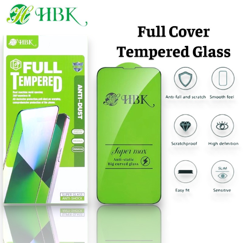 ANTI DUST FULL TEMPERED GLASS FOR SAMSUNG A05 A05S A20 A50 A51 A52 A53 ...