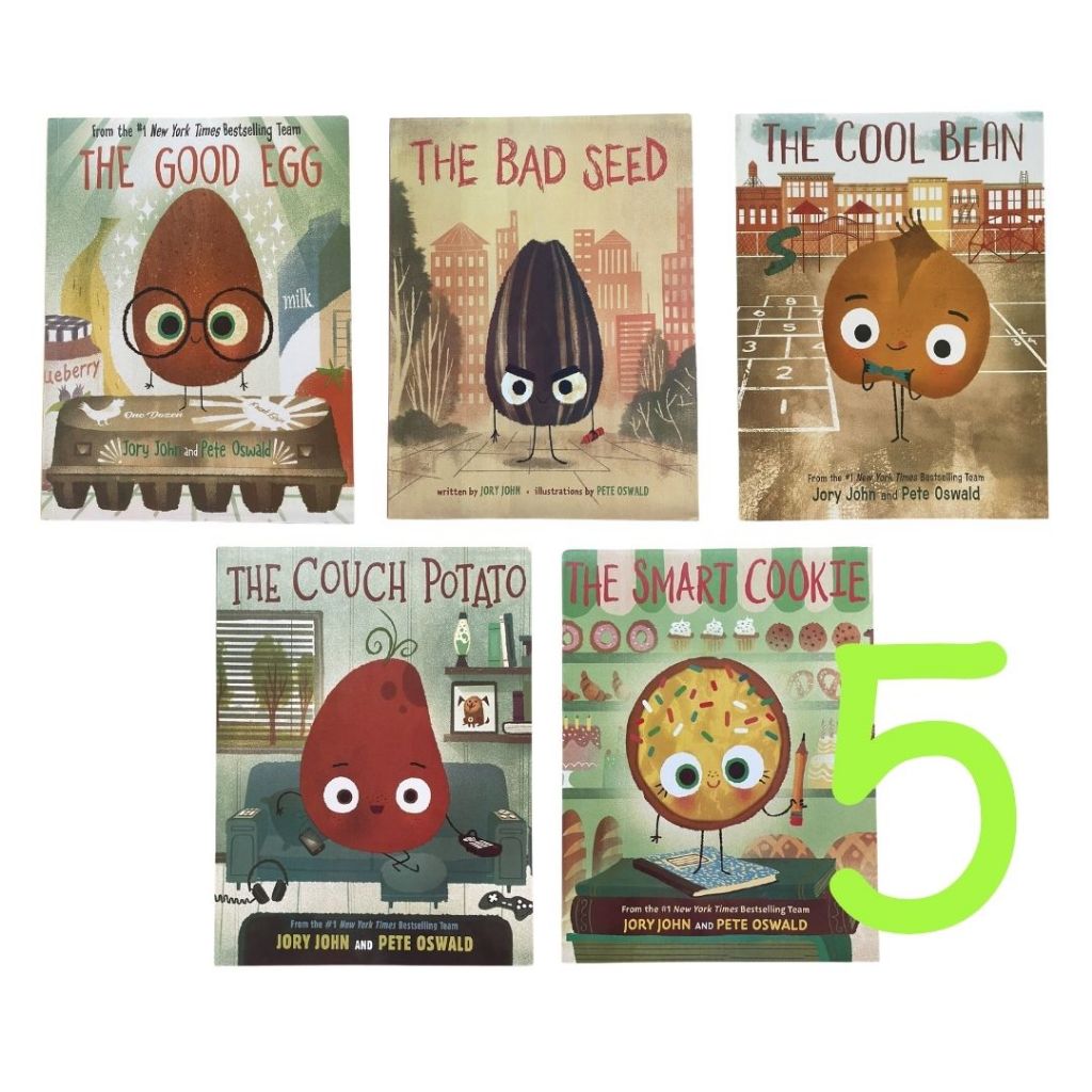 Jory John - The Bad Seed / Good Egg / Cool Bean / Couch Potato / Smart ...