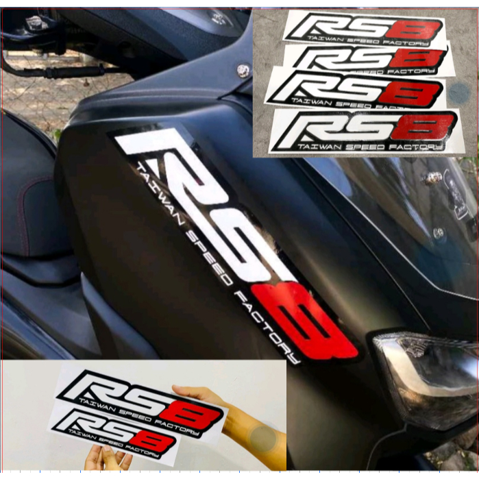 RS8 Sticker decal for car and motorcycle high quality sticker vinyl ...