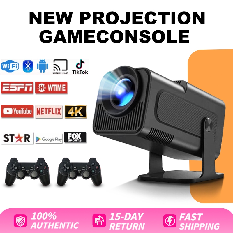 Projector Game console with gamepad 8K HD 5G Autofocus Multi-functional ...