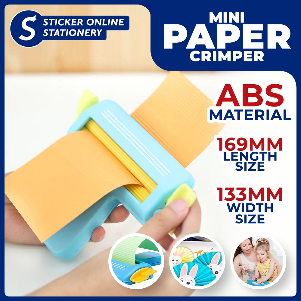 Kamei Mini Paper Crimper for Arts and Craft Paper Embosser Scrapbook ...