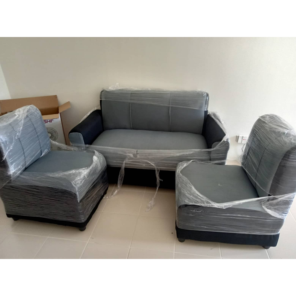 SALA SET GRAY FABRIC(FREE DELIVERY MANILA) | Shopee Philippines