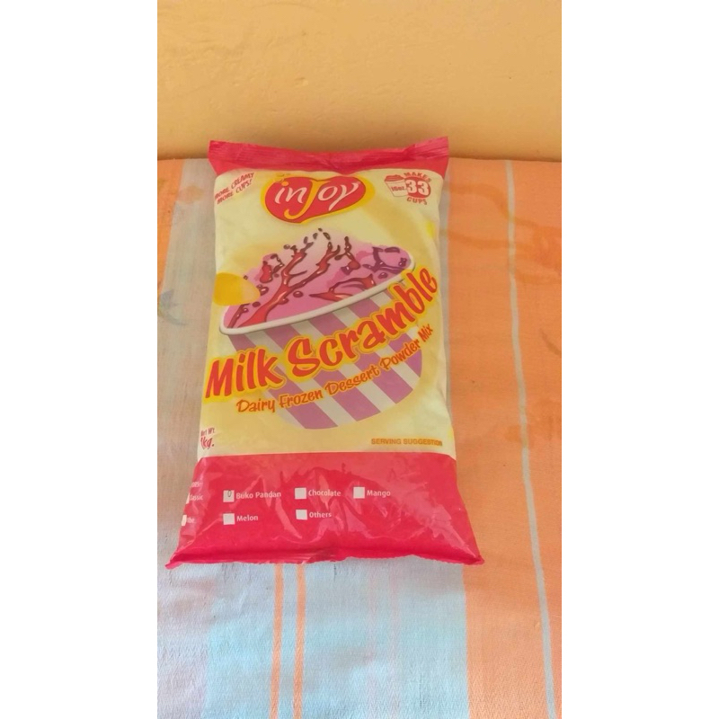 Milk Scramble Powder Mix 1kg | Shopee Philippines