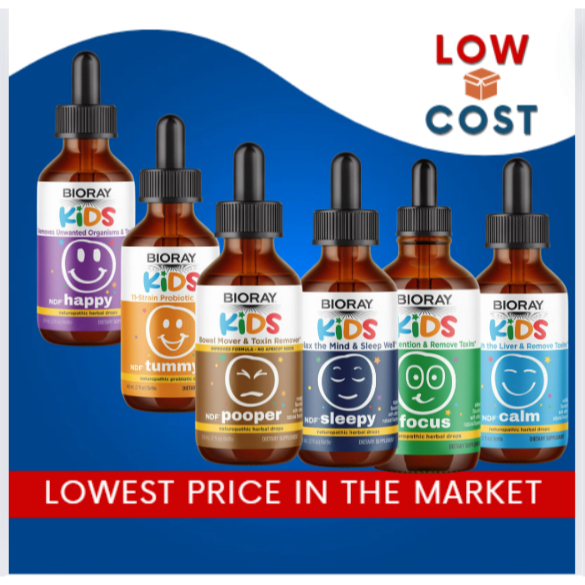 LowCostPh | Bioray, Kids, NDF, Tummy, Sleepy, Happy, Calm, Popper, 2 fl ...