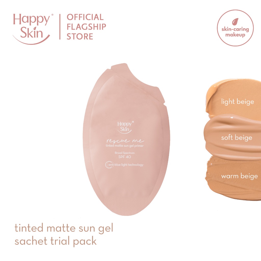 Happy Skin Rescue Me Tinted Matte Sun Gel Primer Broad Spectrum SPF 40 ...