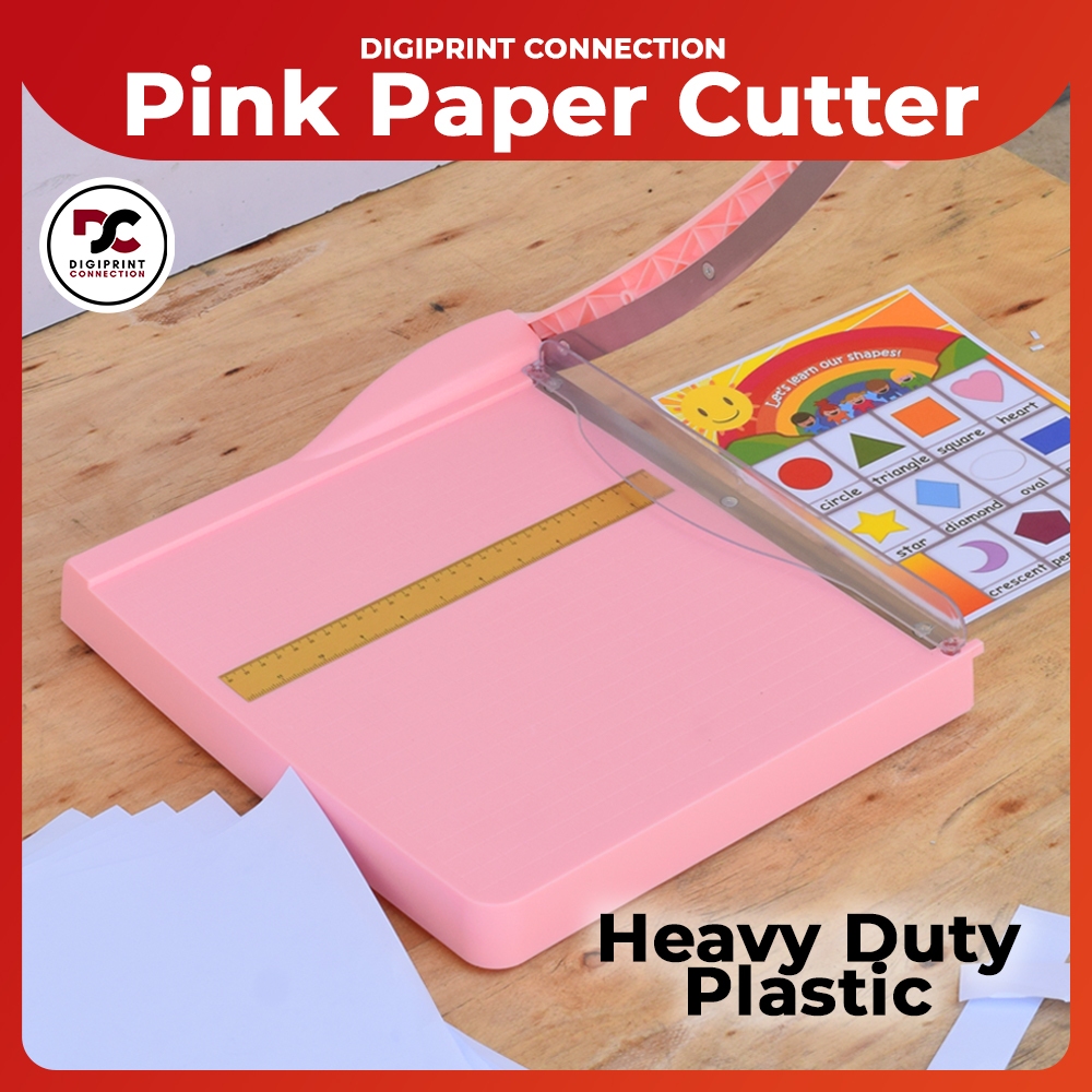 OFFICOM Pink Paper Cutter Cutting Size Guillotine Type High Quality ...
