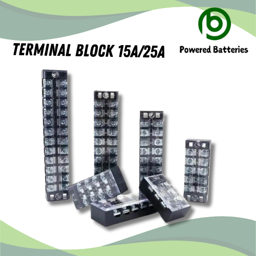 Terminal Block 15A/25A Iron and Copper 2way Molded type Electrical | Shopee Philippines
