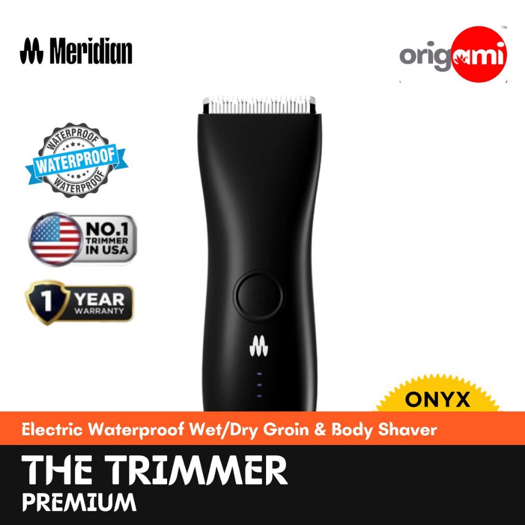 The Trimmer Premium by Meridian: Electric Waterproof Wet/Dry Groin ...