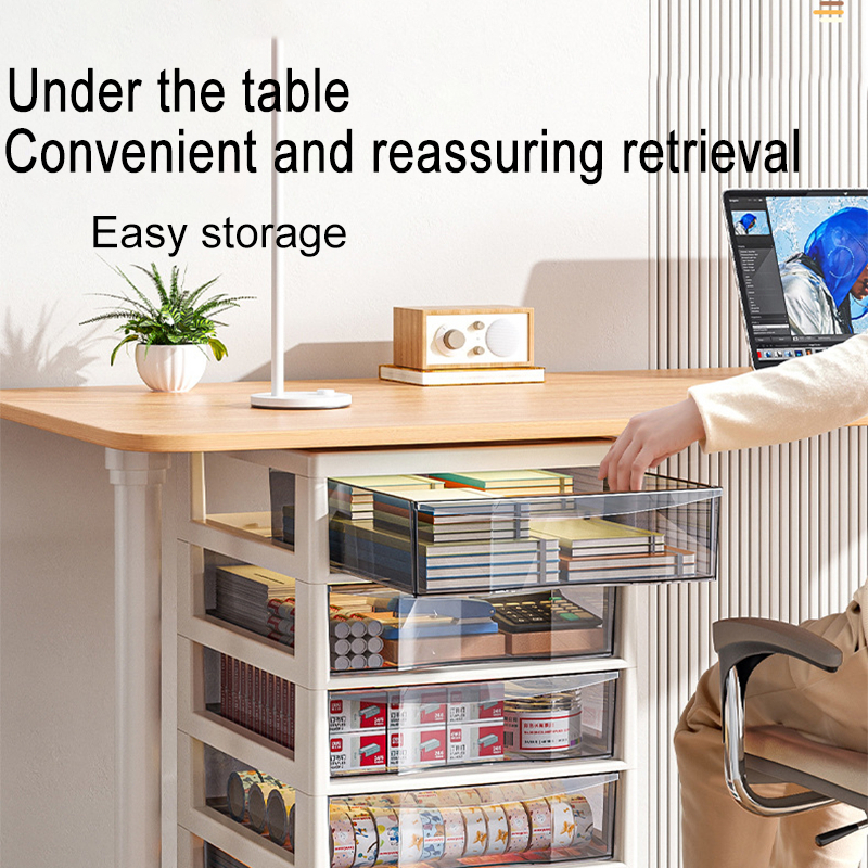 File Storage Cabinet With Wheel Bond paper organizer drawer Office Desk ...