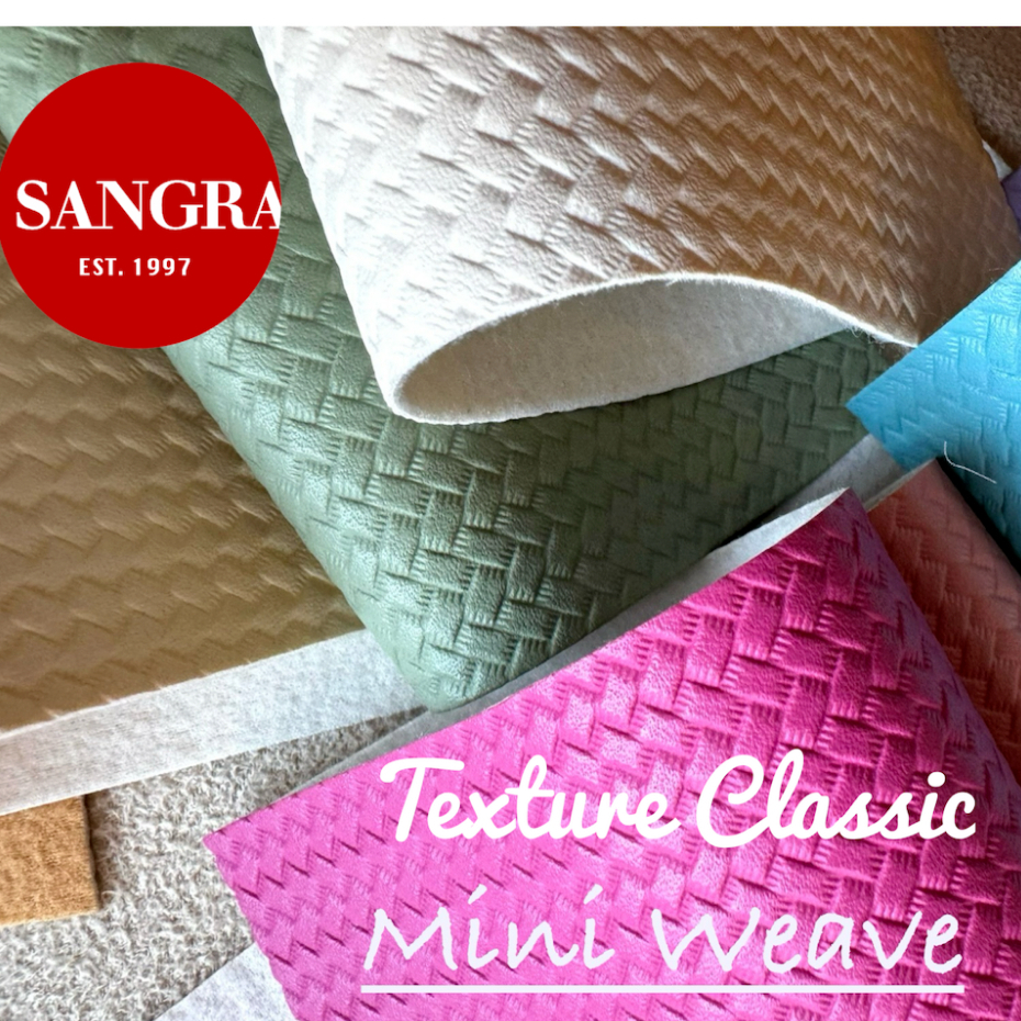 1 METER SANGRA MINI WEAVE LEATHER. Craft with Elegance, Design with ...