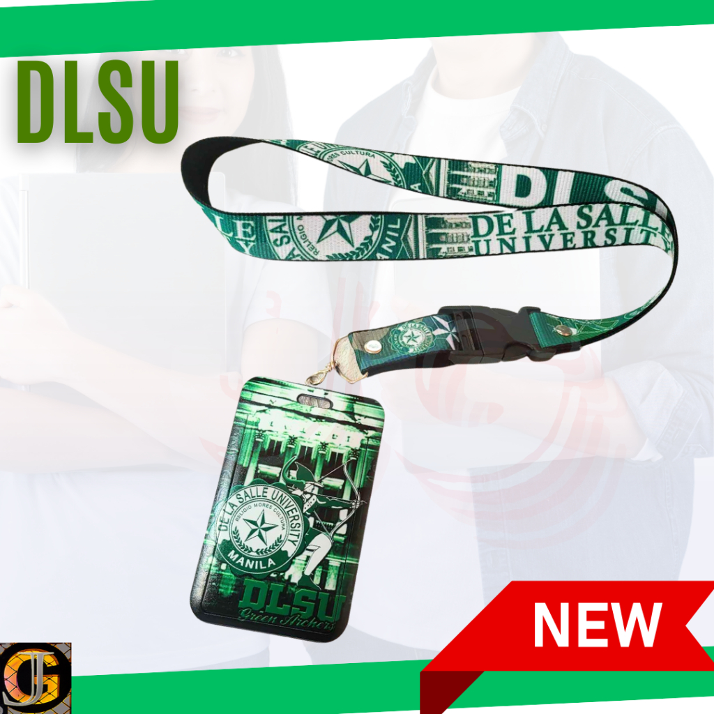 jg New DLSU Lanyards De la salle University Id Sling Id Holder & Name ...