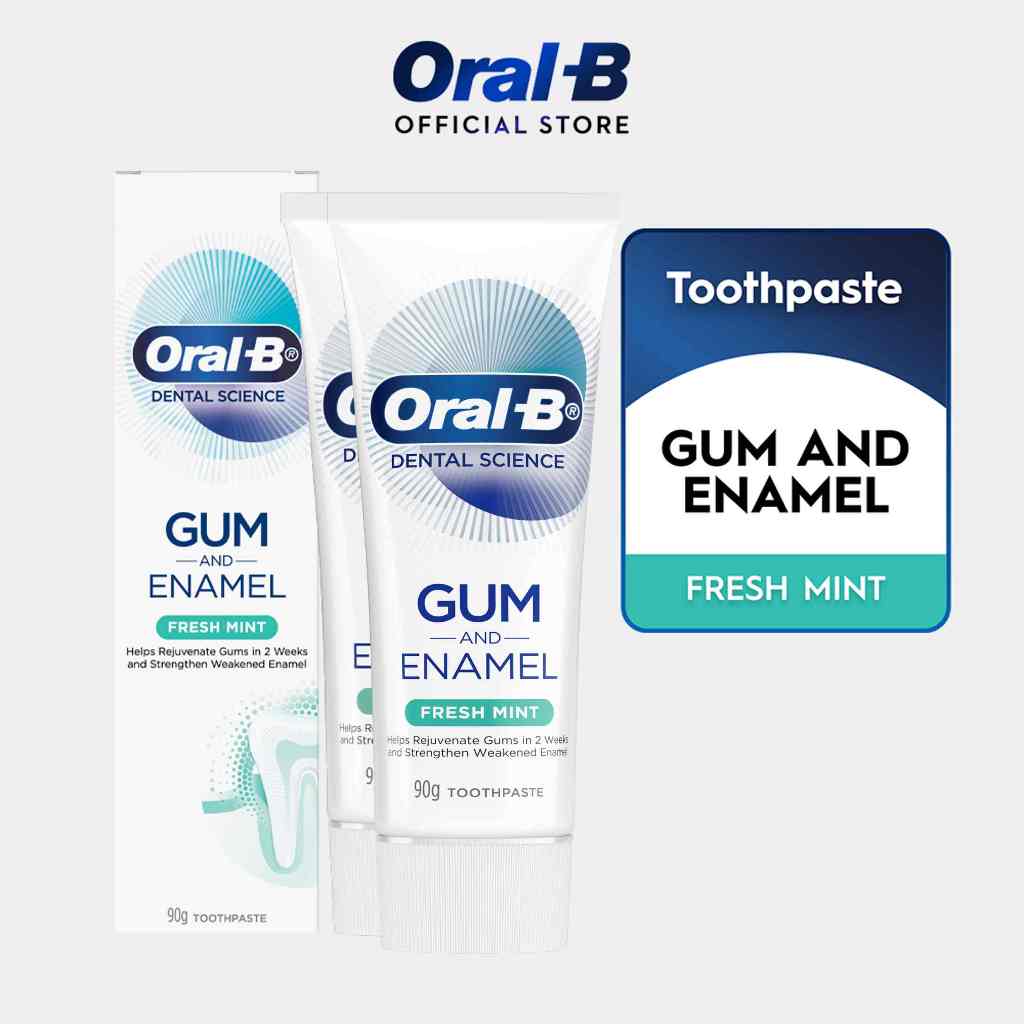 Oral-B Toothpaste Fresh Mint 90g Duo | Shopee Philippines