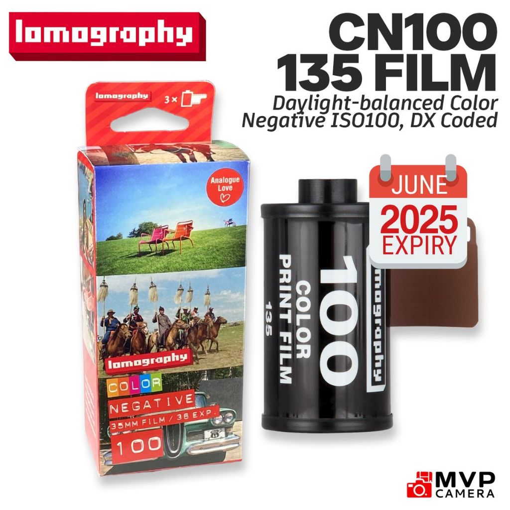 LOMOGRAPHY CN100 135 35MM Color Expired Negative Film ISO 100 36 ...
