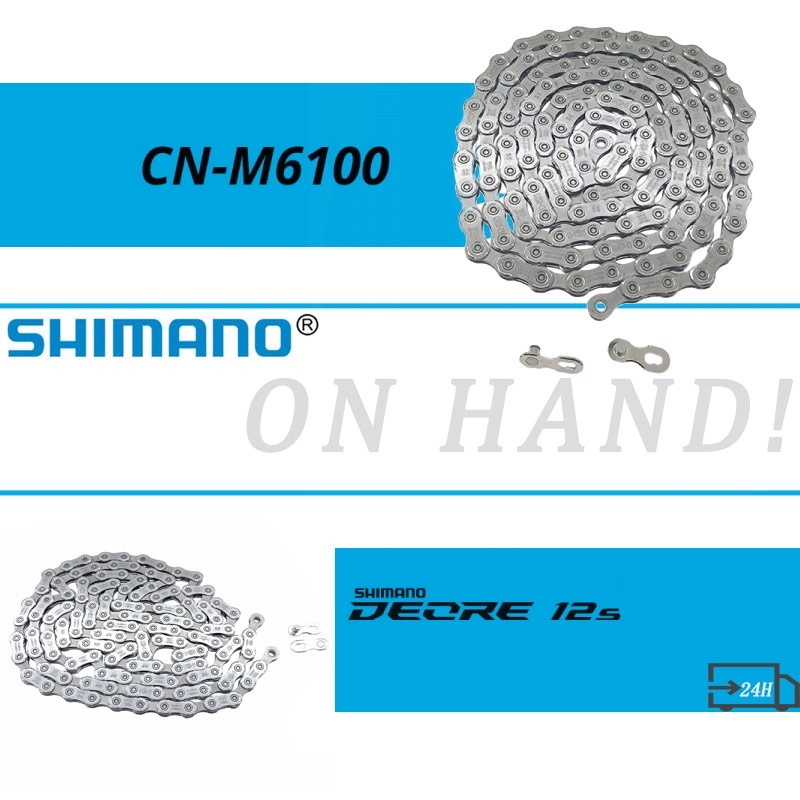 SHIMANO DEORE M6100 Chain 12 Speed Mountain Bike Bicycle chains 12s ...