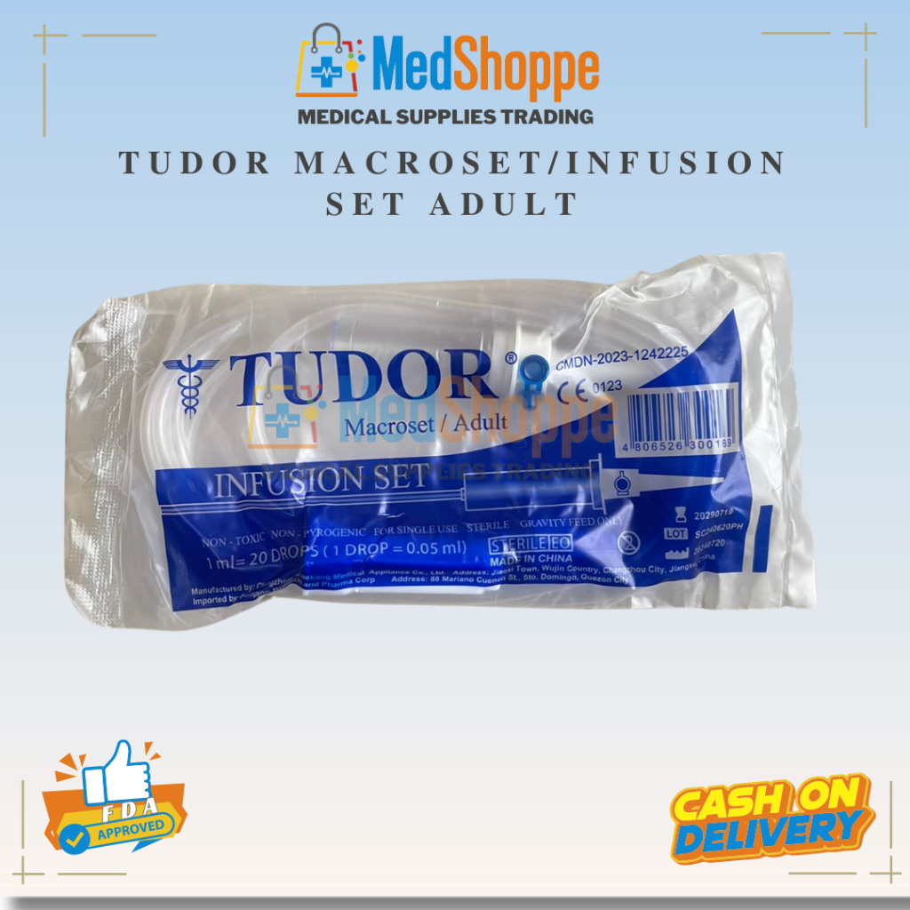 TUDOR MACROSET/INFUSION SET ADULT 300PIECES | Shopee Philippines