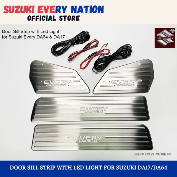 SUZUKI NATION Door Sill Strip Lamp with Led Light for Suzuki Every ...