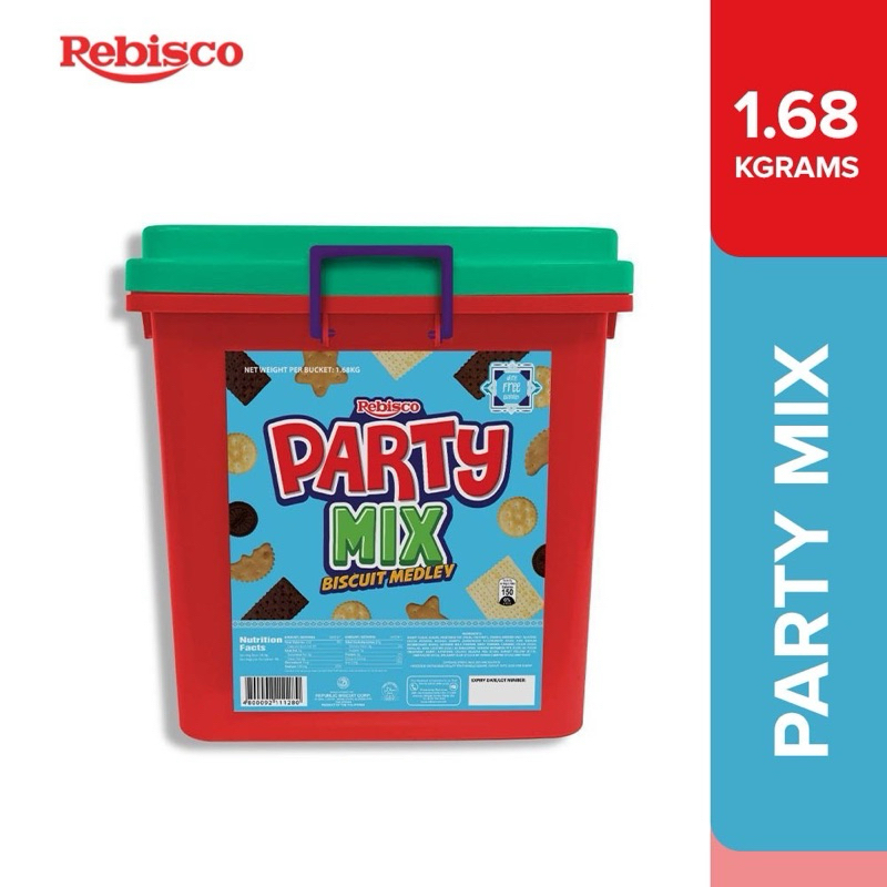 Rebisco Party Mix Biscuit Medley Assorted Biscuit 1.68kg | Shopee ...
