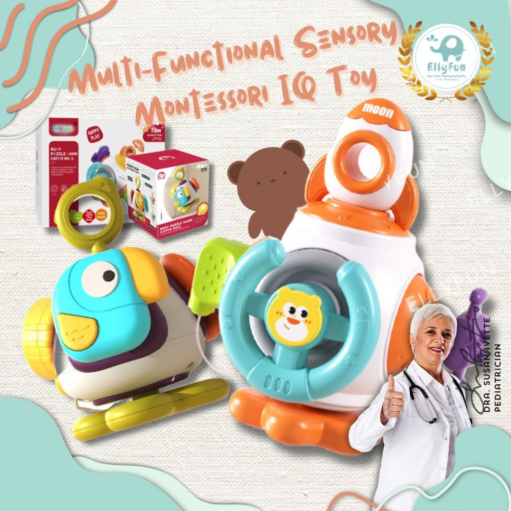 ELLYFUN Baby Multi Functional Montessori Toys For Toddler Educational ...