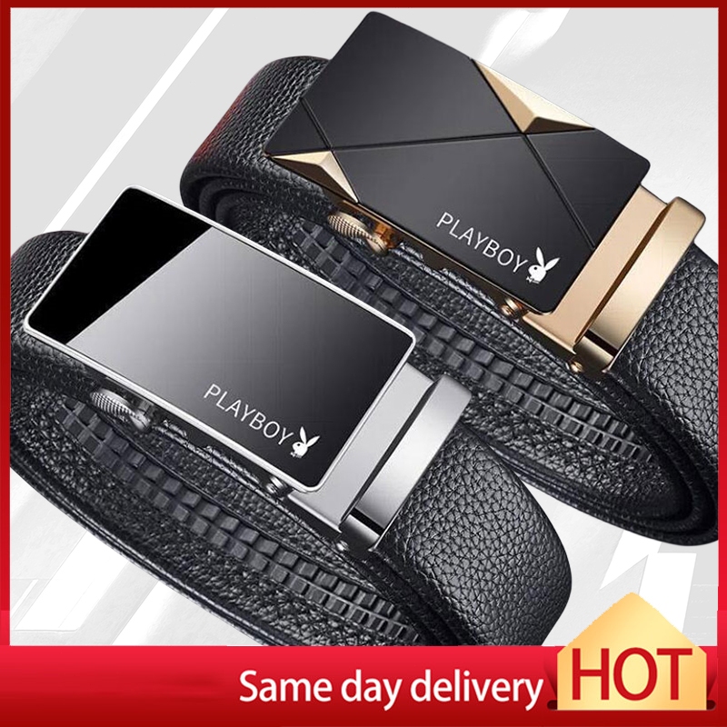 Automatic Belt Buckle Business leather belt for adult men | Shopee ...