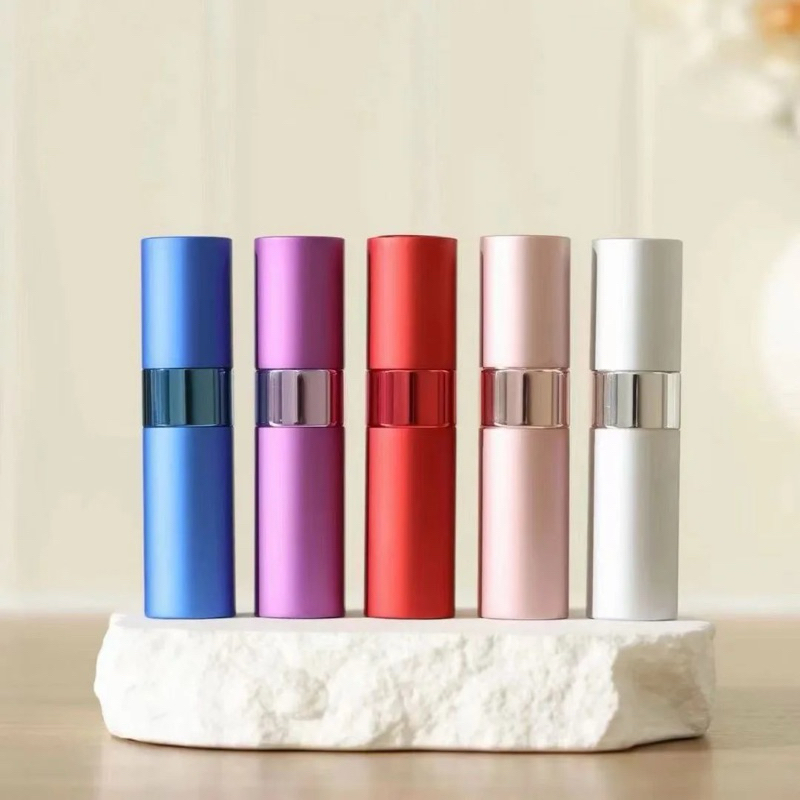 10ML Aluminum Twist Up and Spray Perfume Atomizer portable / Rotating ...