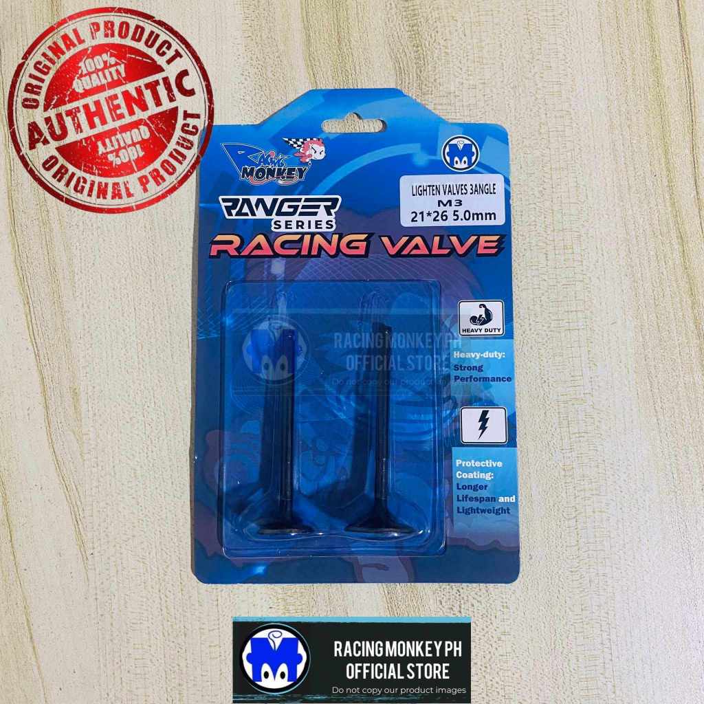 Lighten Valves 3 Angle 26/21 5mm Stock Size (Mio i 125/M3/Soul i 125 ...