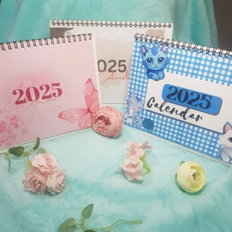 DESK CALENDAR TABLE CALENDAR WITH NOTES GLOSSY PHOTO PAPER 8.3X5.85 ...