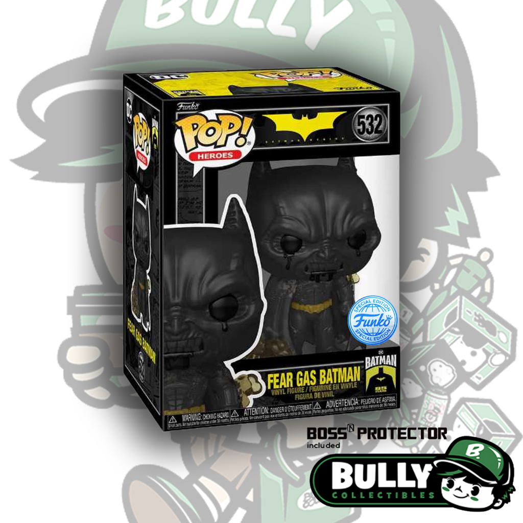 Funko POP! Heroes: Batman Begins - Fear Gas Batman (FSE) 532 With Boss Protector | Shopee ...