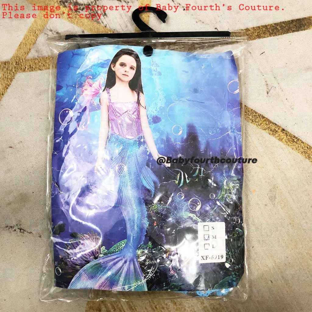 BFCM Book Character Mermaid with Glittery Effect 2tone Roleplay ...