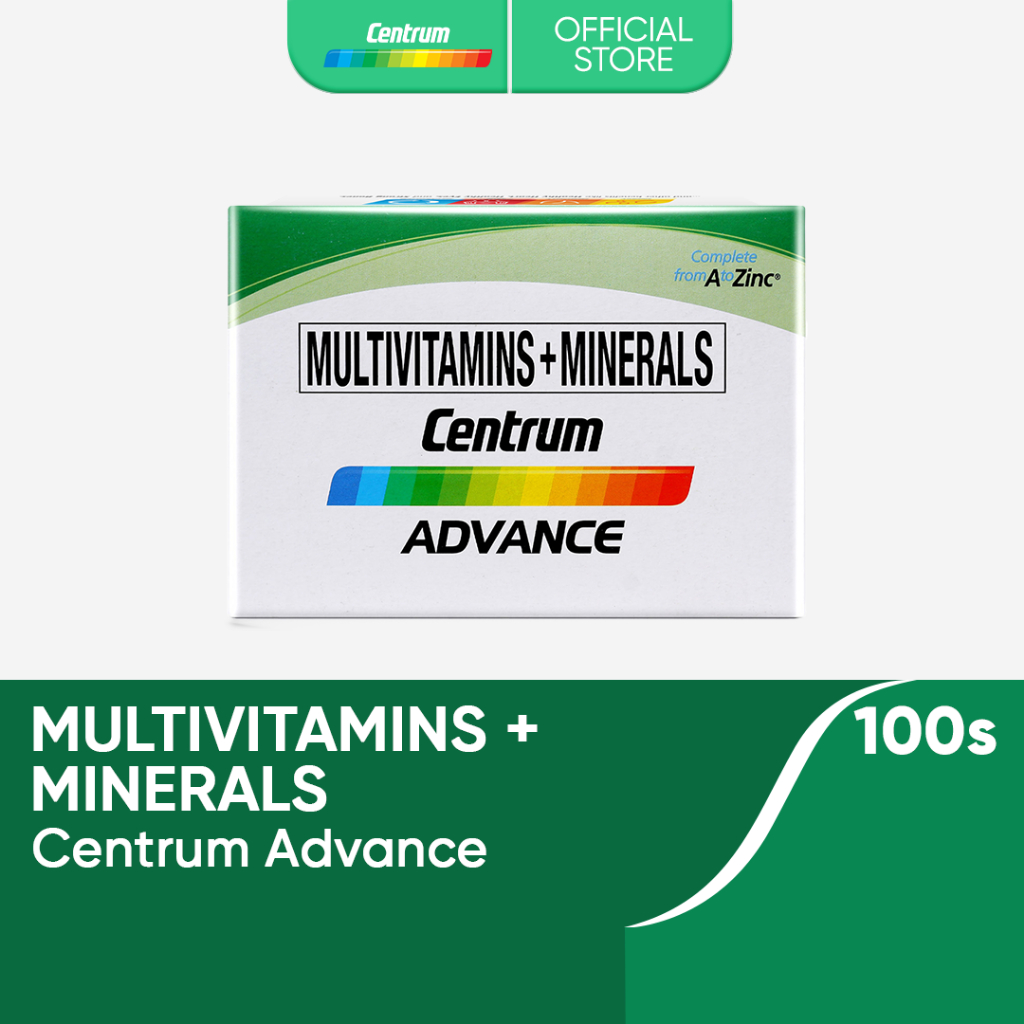Centrum Advance Multivitamins + Minerals 100s | Shopee Philippines