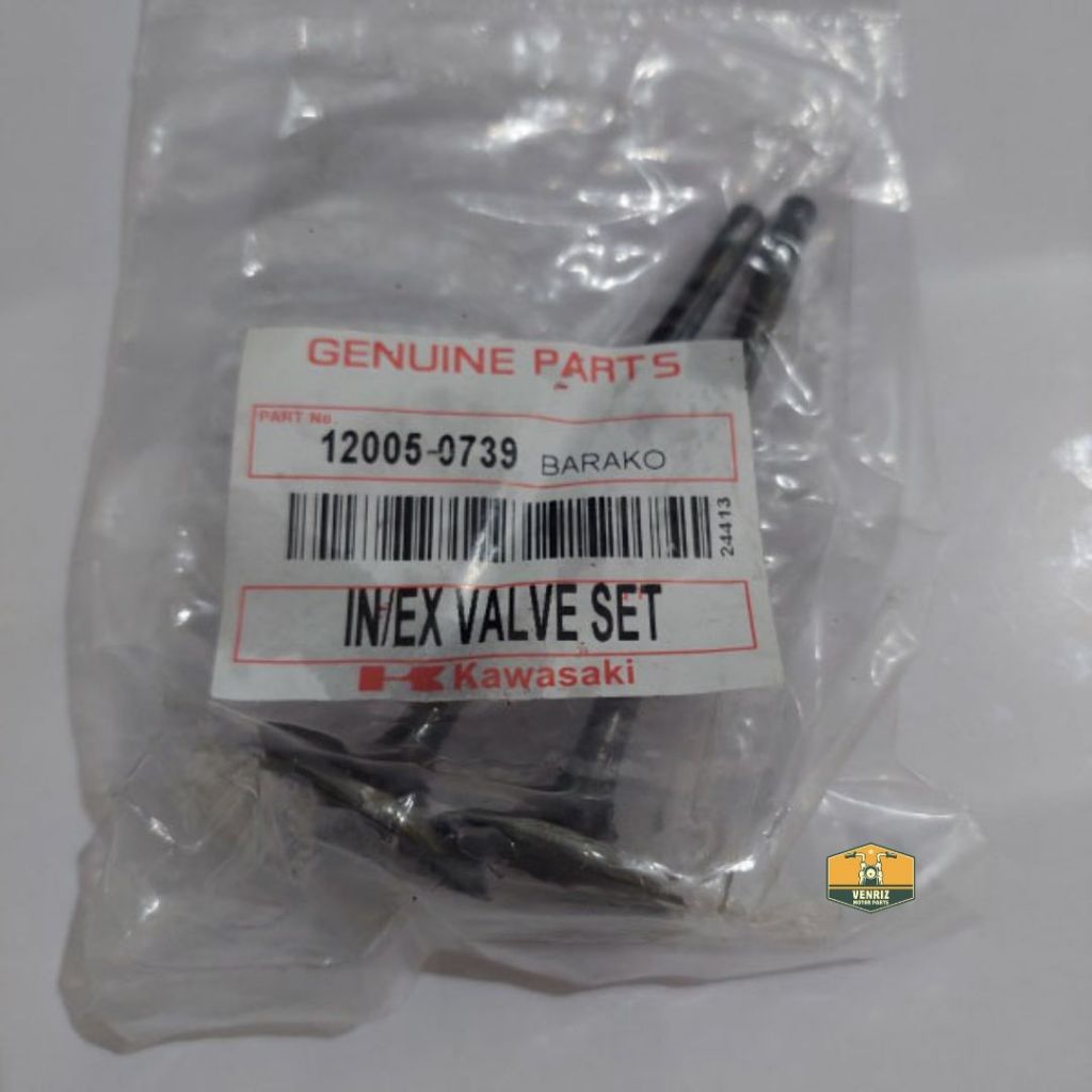 [Genuine PartNo.12005-0739] IN/EX INTAKE and EXHAUST VALVE SET ...