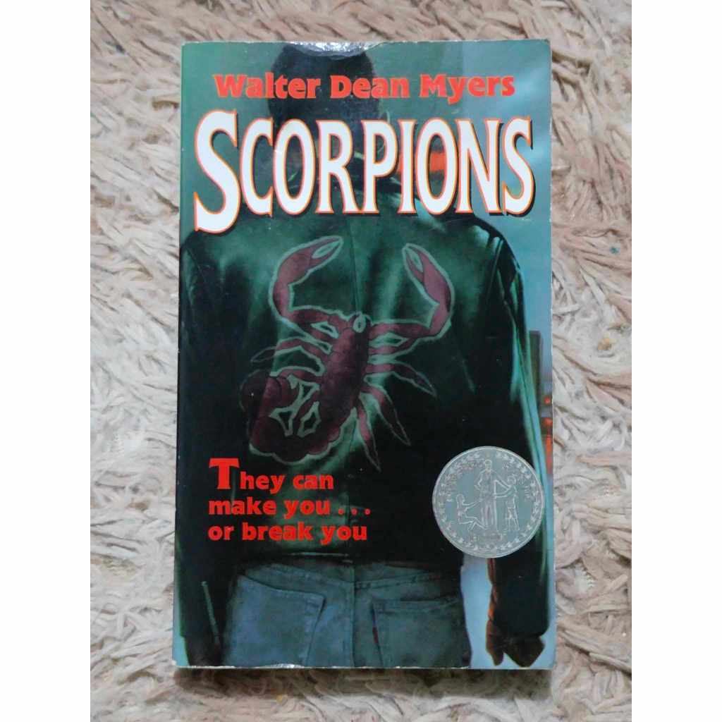 SCORPIONS by WALTER DEAN MYERS / Newbery Honor Book (MMPB / Preloved ...