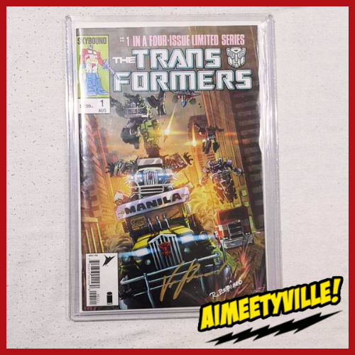 LIMITED EDITION Transformers 40th Anniversary Jeepney variant cover ...