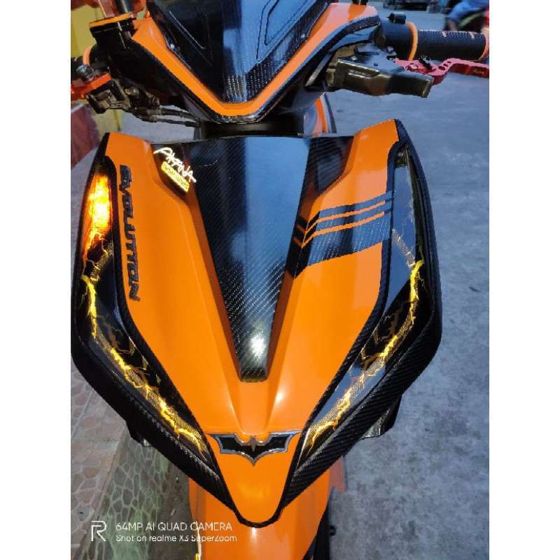 HONDA CLICK KILAY TINT TRANSPARENT LIGHTNING DESIGN/HONDA CLICK KILAY ...