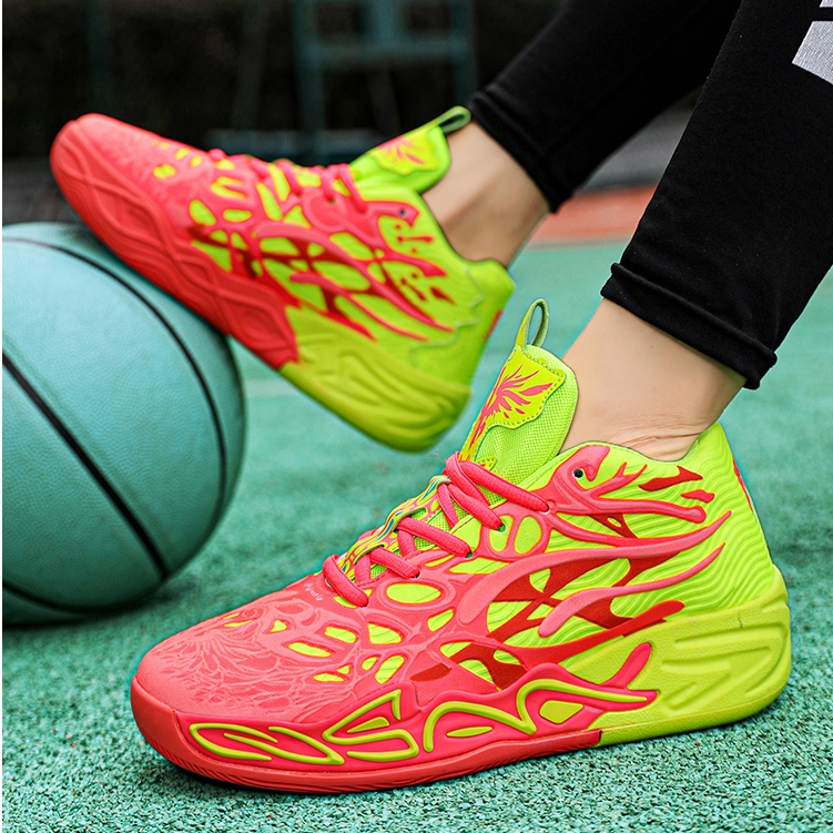 (WITH SPIKE) BASKETBALL SHOES Melo-Ball MB04 Rubber Low cut Fashion ...
